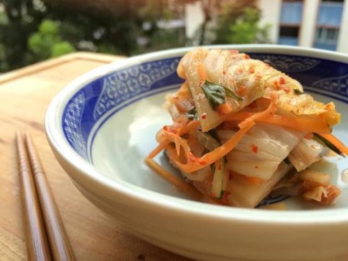 Spicy new recipe out! Vegetarian Kimchi without garlic and onion ...
